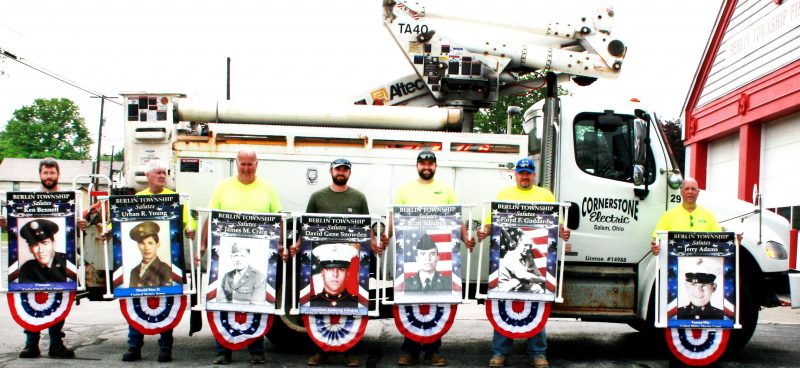 Military banners on display in Berlin Township honoring vets | News ...